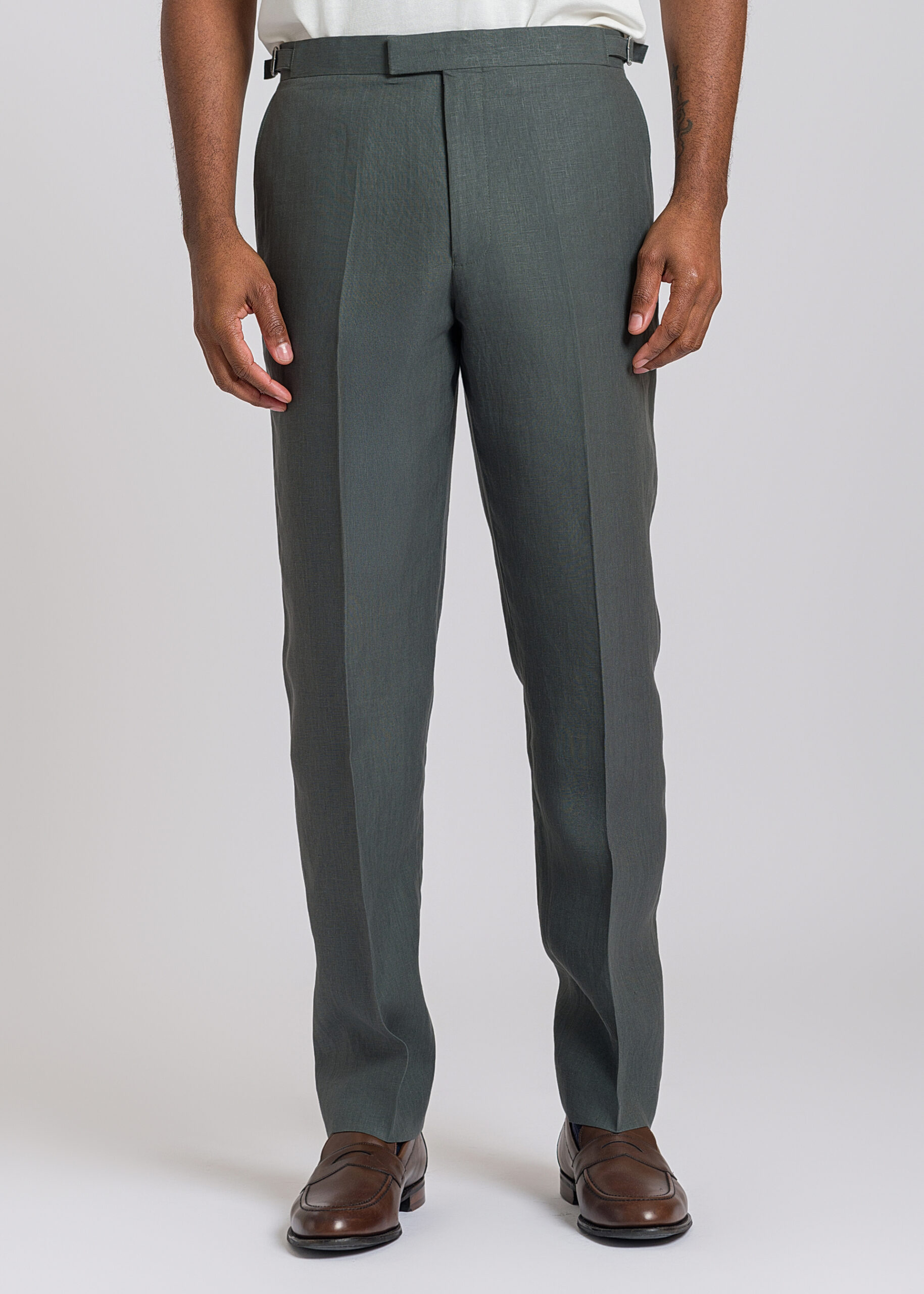 Fern Linen Trousers - Roderick Charles