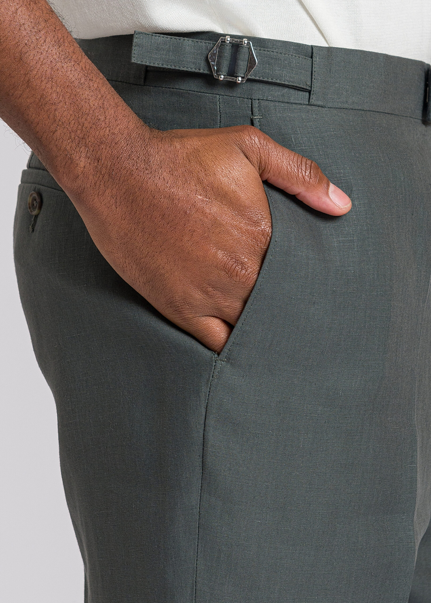 Fern Linen Trousers - Roderick Charles